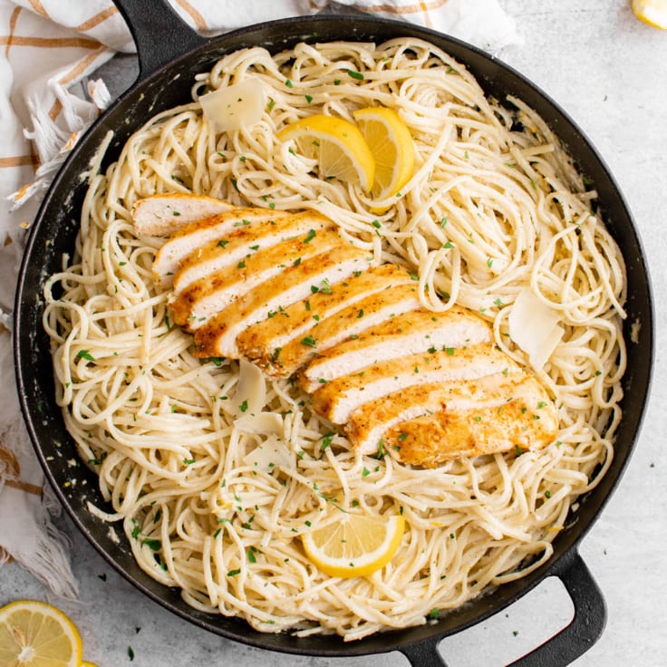 Easy Lemon Butter Pasta Recipe | YellowBlissRoad.com