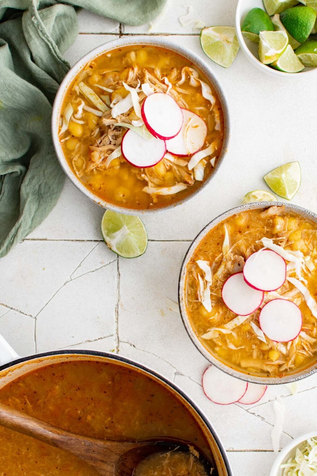 Easy Red Chicken Pozole Soup | Yellow Bliss Road