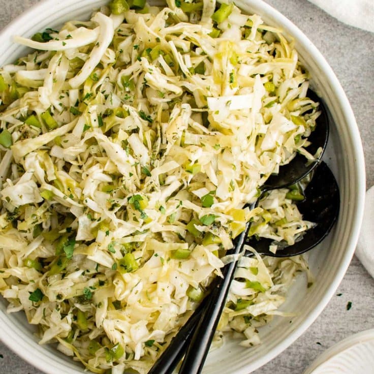 Simple Cabbage Salad Recipe | Yellow Bliss Road