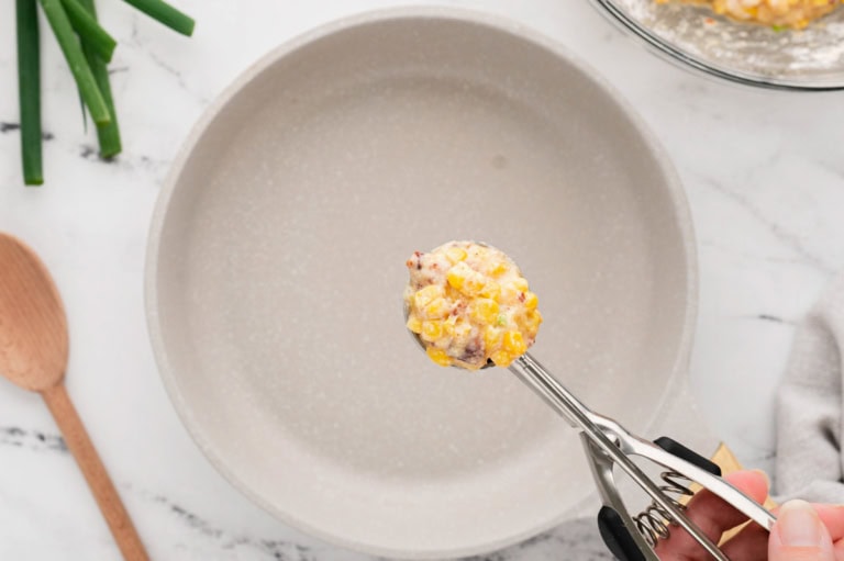 Mini Fried Corn Cakes - Yellow Bliss Road