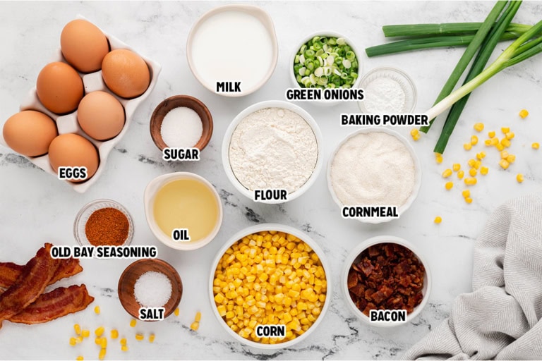 Mini Fried Corn Cakes - Yellow Bliss Road