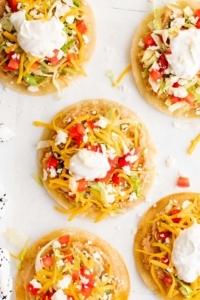 Homemade Tostadas with Baked Tostada Shells