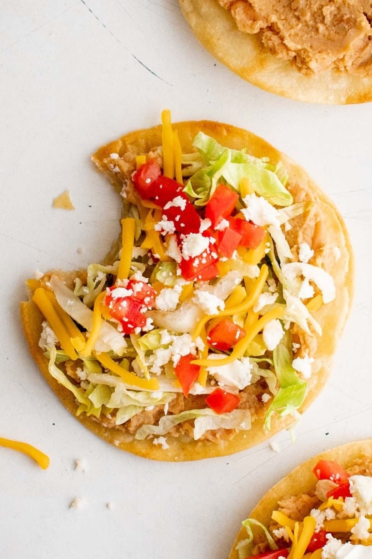 Homemade Tostadas with Baked Tostada Shells