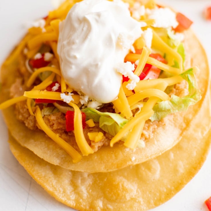 Homemade Tostadas with Baked Tostada Shells