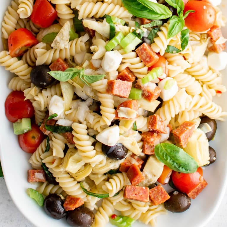 Easy Vegetable Pasta Salad - Yellow Bliss Road