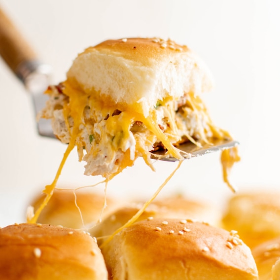Chicken Bacon Ranch Sliders - Yellow Bliss Road