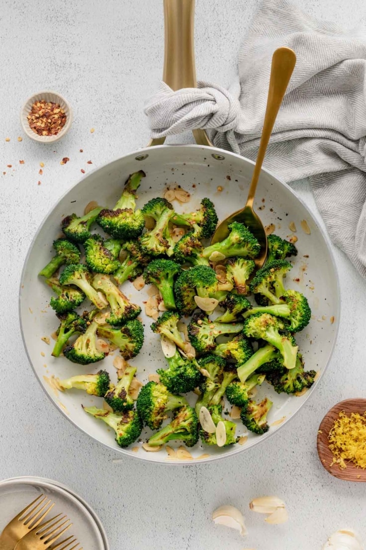 Sauteed Broccoli - Yellow Bliss Road