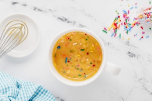 Vanilla Mug Cake - Yellow Bliss Road