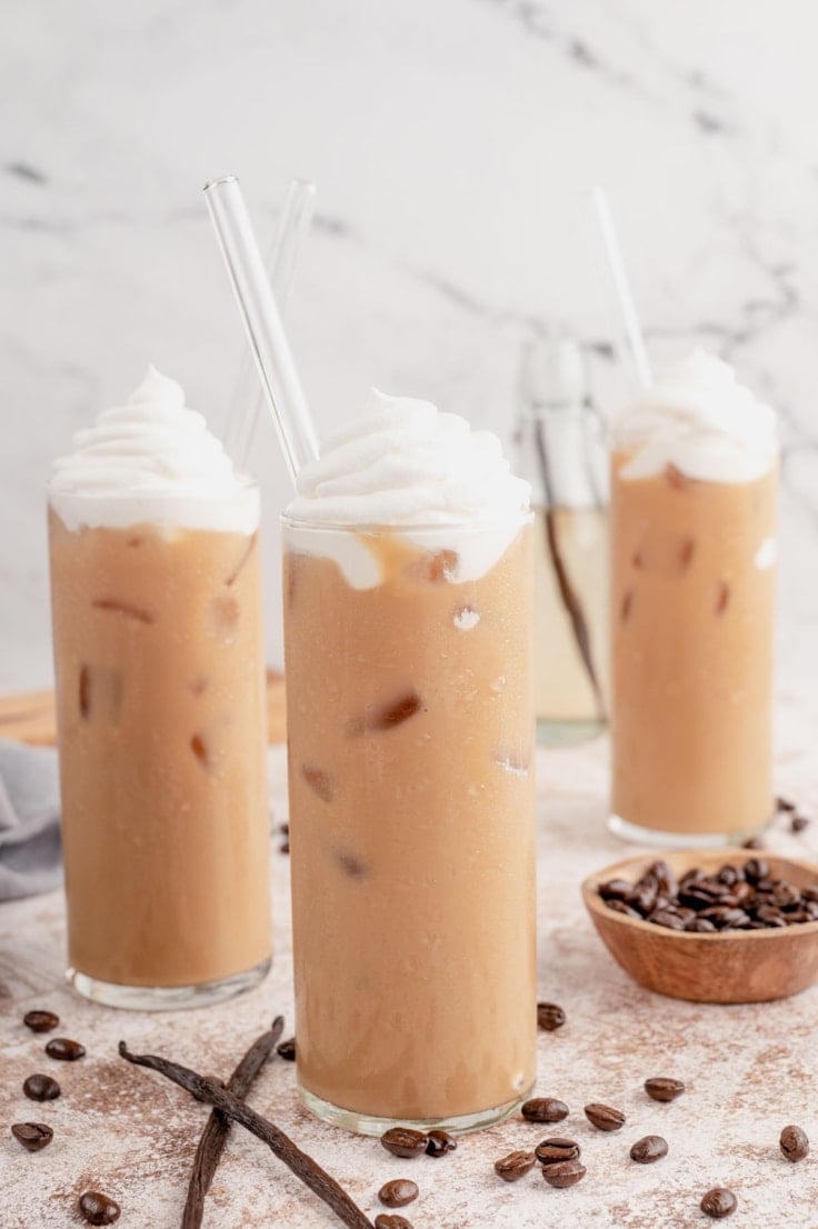 Homemade Iced Coffee | Iced Vanilla Coffee
