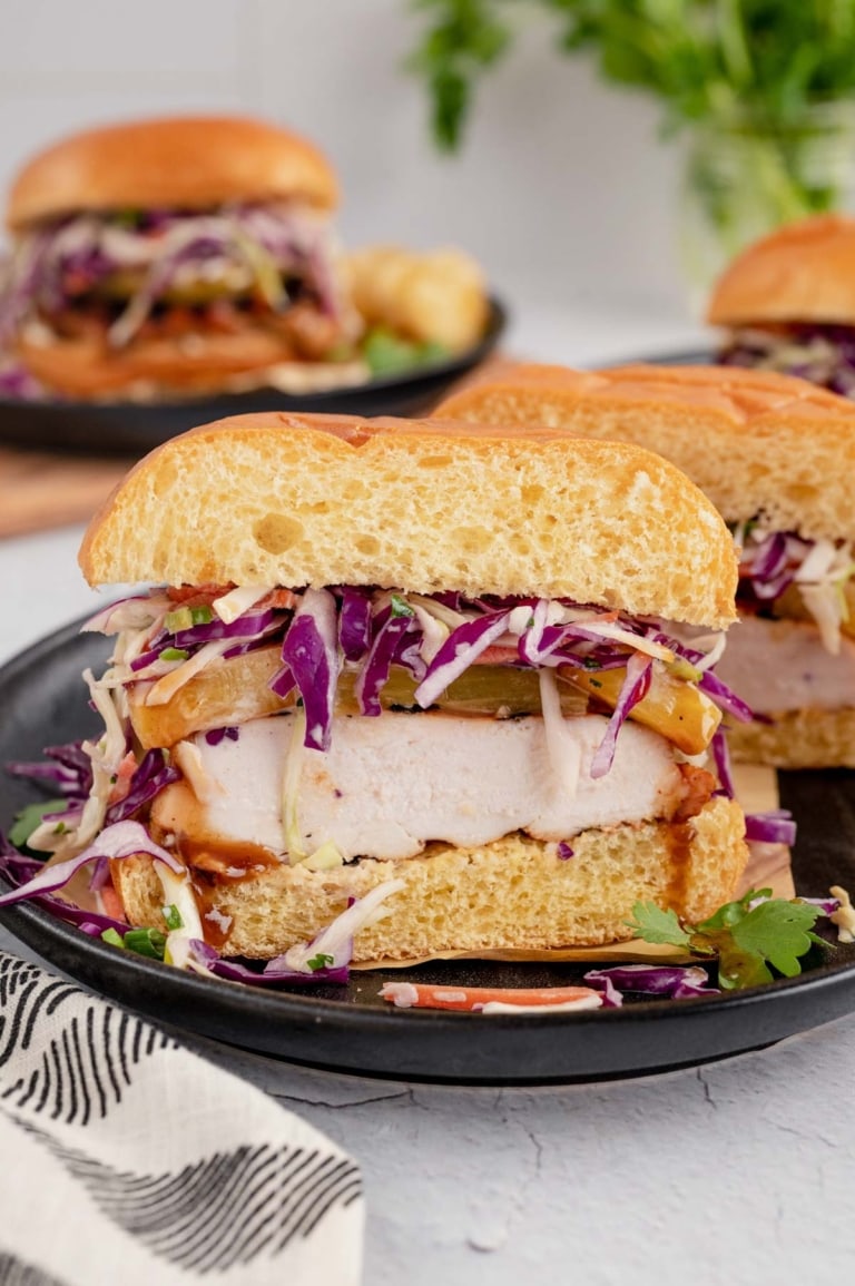 Teriyaki Chicken Sandwich - Yellow Bliss Road