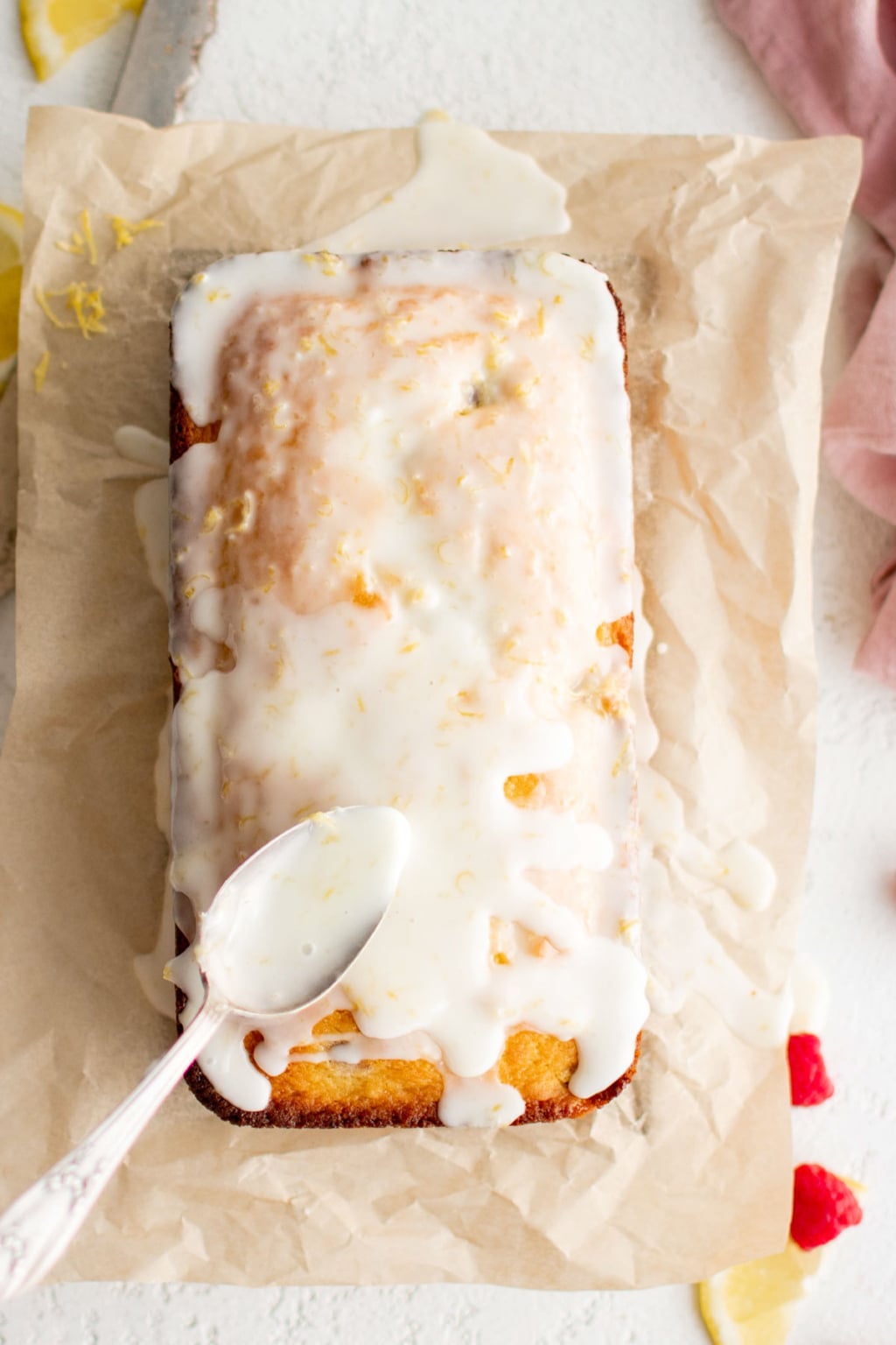 Lemon Raspberry Bread - Yellow Bliss Road