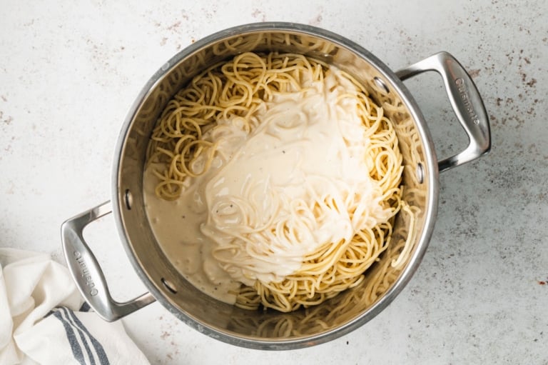 Spaghetti Mac and Cheese - Yellow Bliss Road
