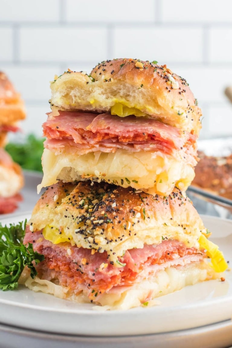 Hot Italian Sliders - Yellow Bliss Road