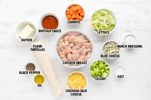 Buffalo Chicken Wrap - Yellow Bliss Road