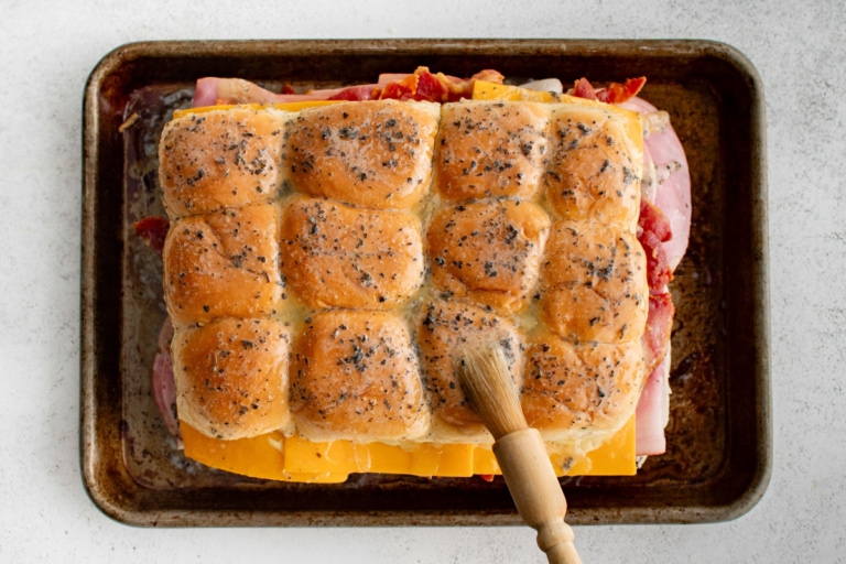 Easy Turkey Sliders with Bacon - Yellow Bliss Road