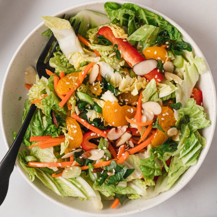 Napa Cabbage Salad - Yellow Bliss Road