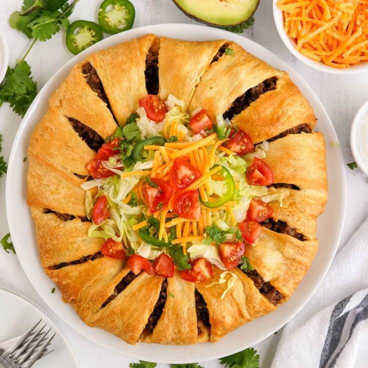 Crescent Taco Ring - Yellow Bliss Road