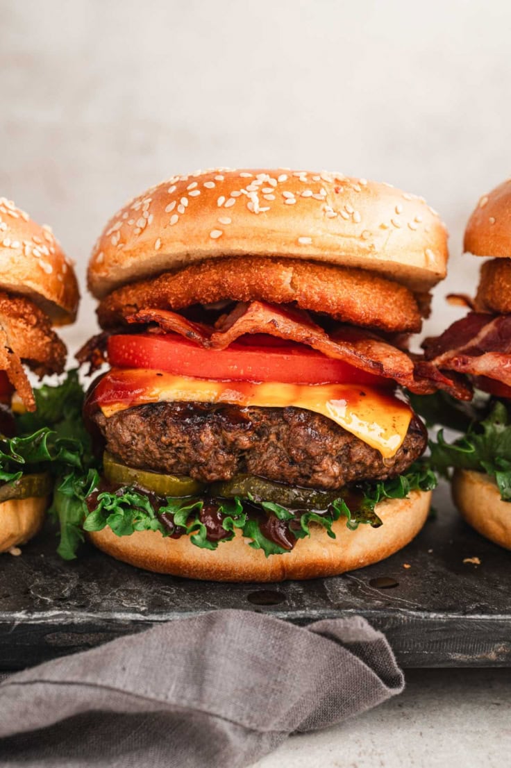 Grilled BBQ Burger - Yellow Bliss Road