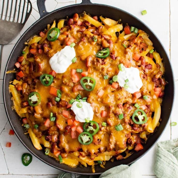 Loaded Chili Cheese Fries - Yellow Bliss Road
