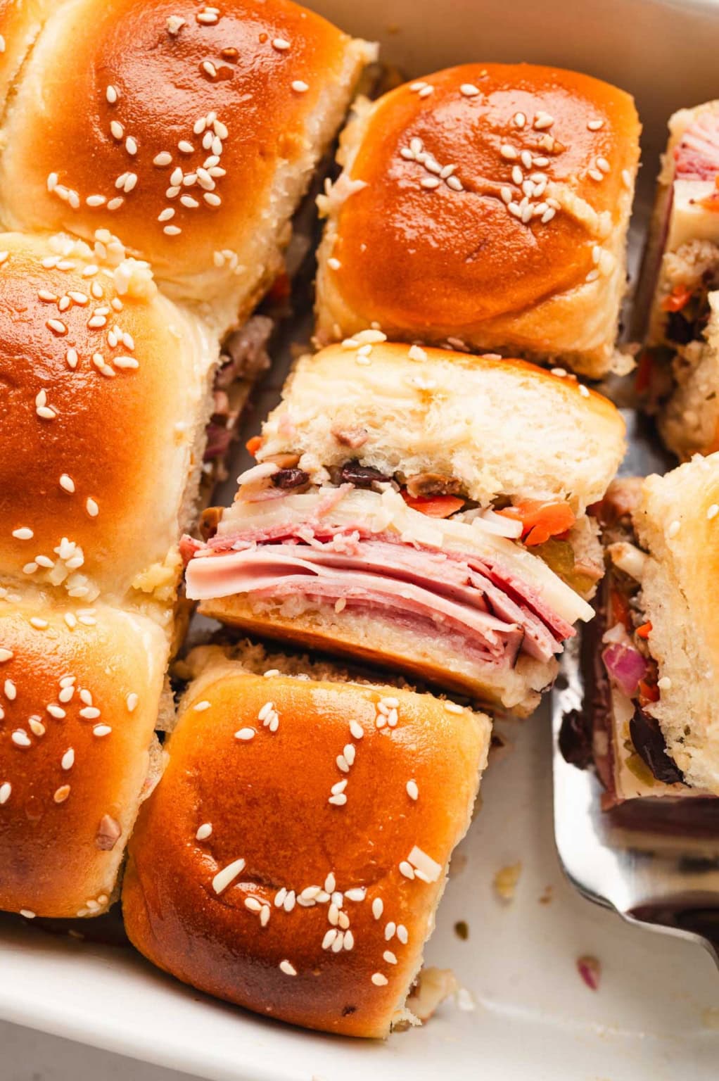 Muffuletta Sliders - Yellow Bliss Road
