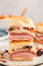Muffuletta Sliders - Yellow Bliss Road