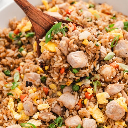 Easy Pork Fried Rice - Yellow Bliss Road