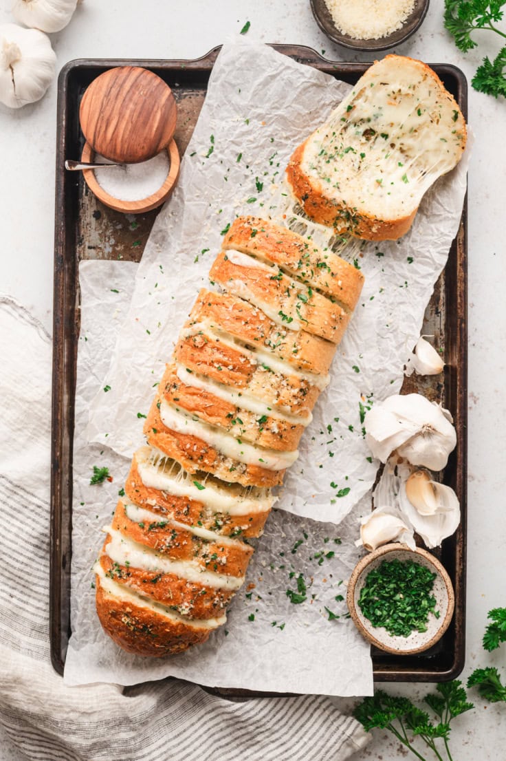 Stuffed Garlic Bread - Yellow Bliss Road