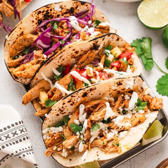 Chipotle Chicken Tacos - Yellow Bliss Road