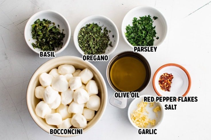 Marinated Mozzarella Balls - Yellow Bliss Road