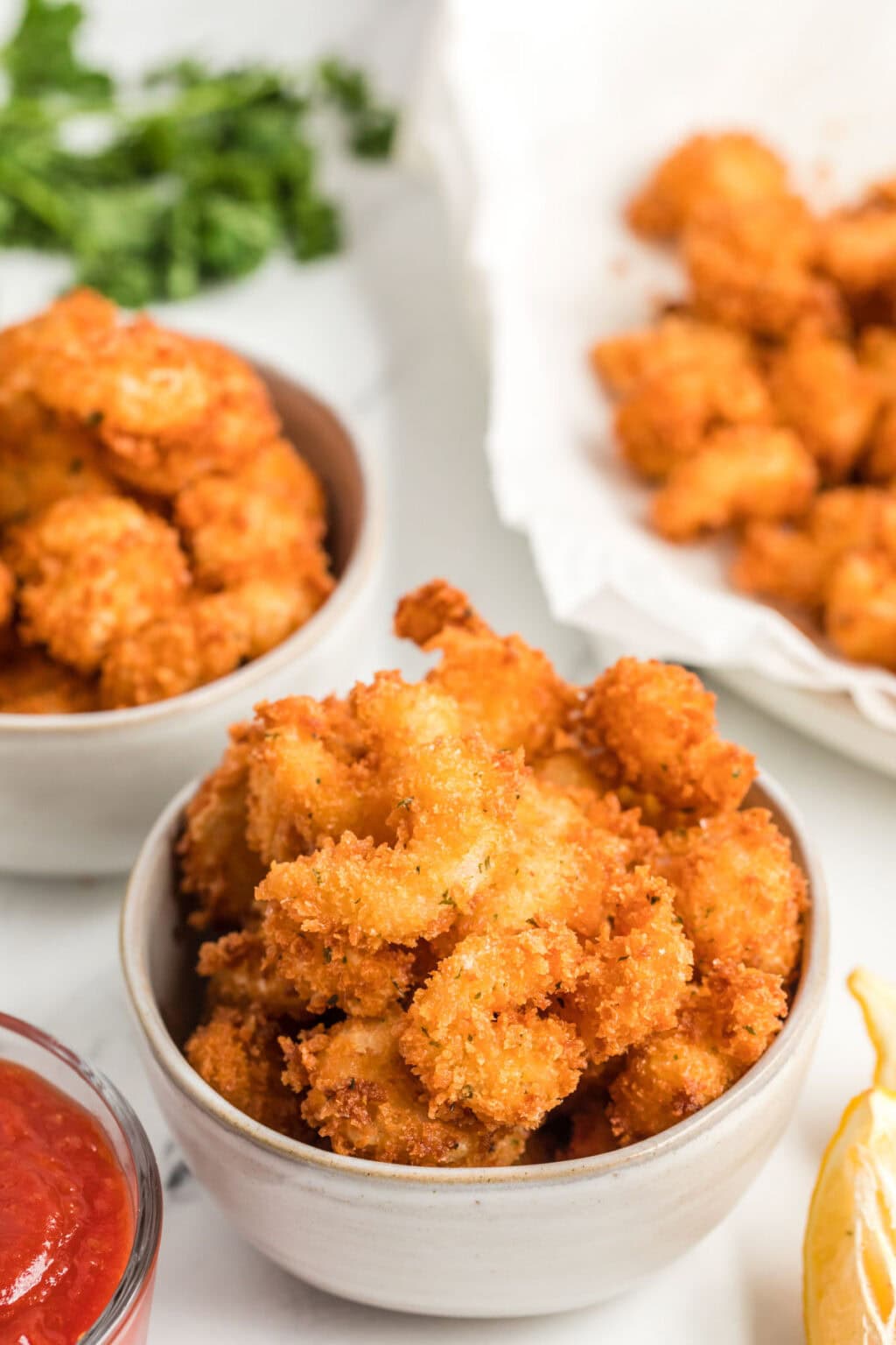 Crispy Homemade Popcorn Shrimp {Fried, Baked, or Air Fried} - Yellow ...