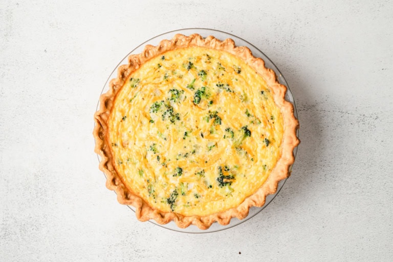 Broccoli Quiche - Yellow Bliss Road