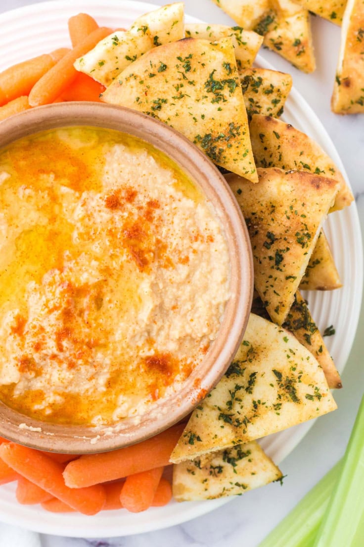 Homemade Hummus - Yellow Bliss Road