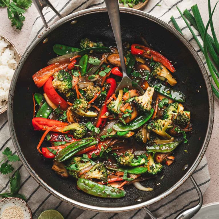 Vegetable Stir Fry - Yellow Bliss Road