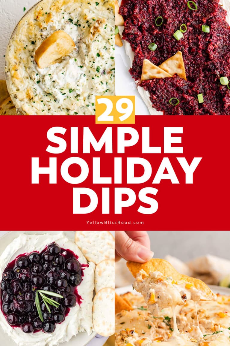 20+ Holiday Dip Recipes {Make-Ahead & No-Bake Options} – Yellow Bliss Road