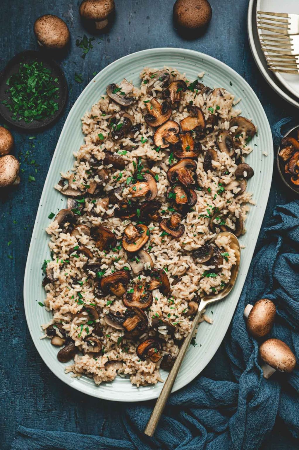 Easy Mushroom Rice {Ready in 45 Minutes} – Yellow Bliss Road