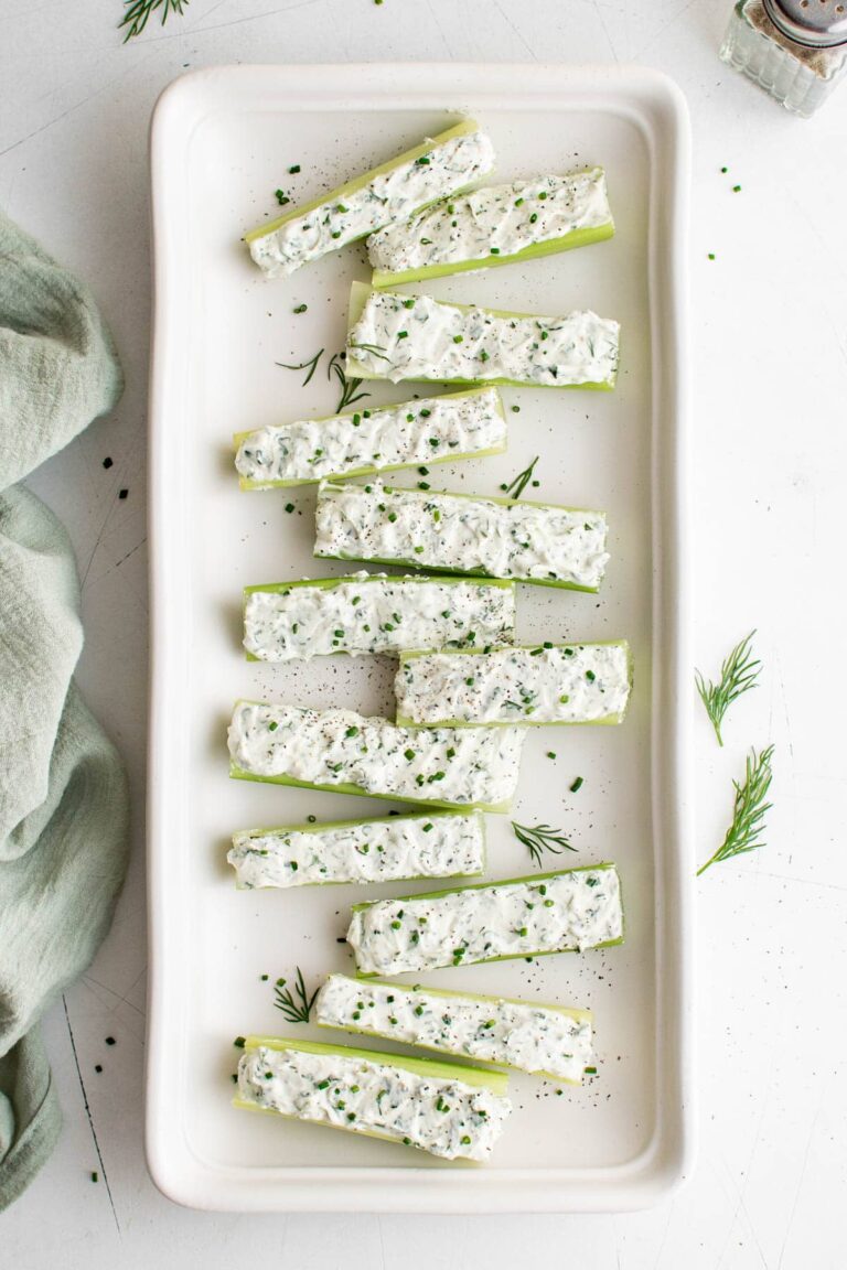 Stuffed Celery {Creamy, Easy Appetizer} – Yellow Bliss Road