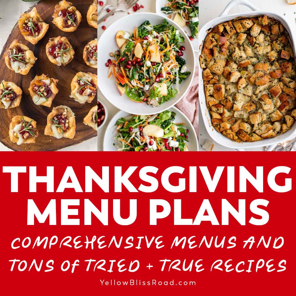 Thanksgiving Dinner Menu Ideas {Classic Recipes + Planning Guide ...